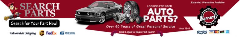 Discount Used Auto Parts-OEM or Recycled - A C Auto Parts